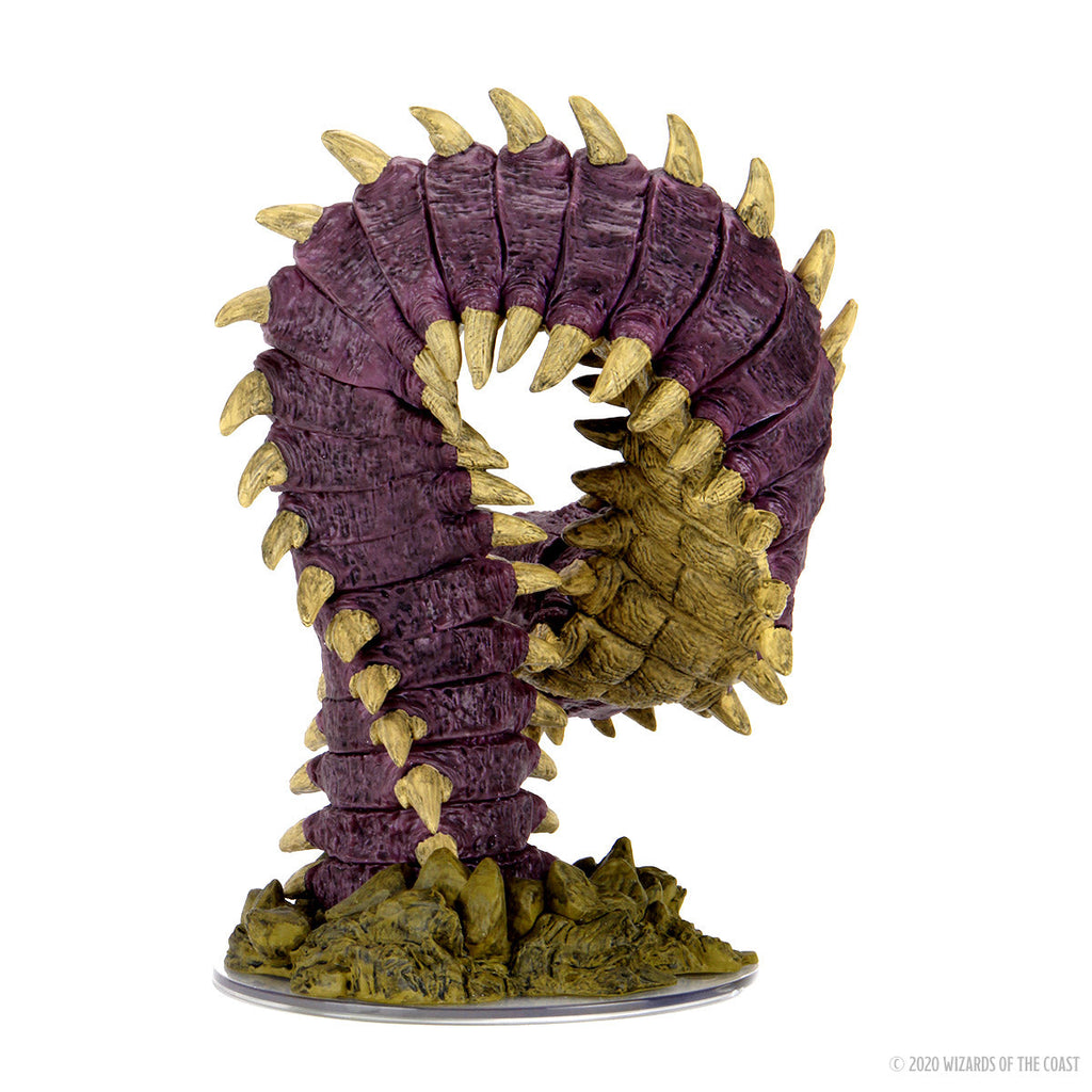 D&D Icons of the Realms: Fangs and Talons - Purple Worm Premium Set ...