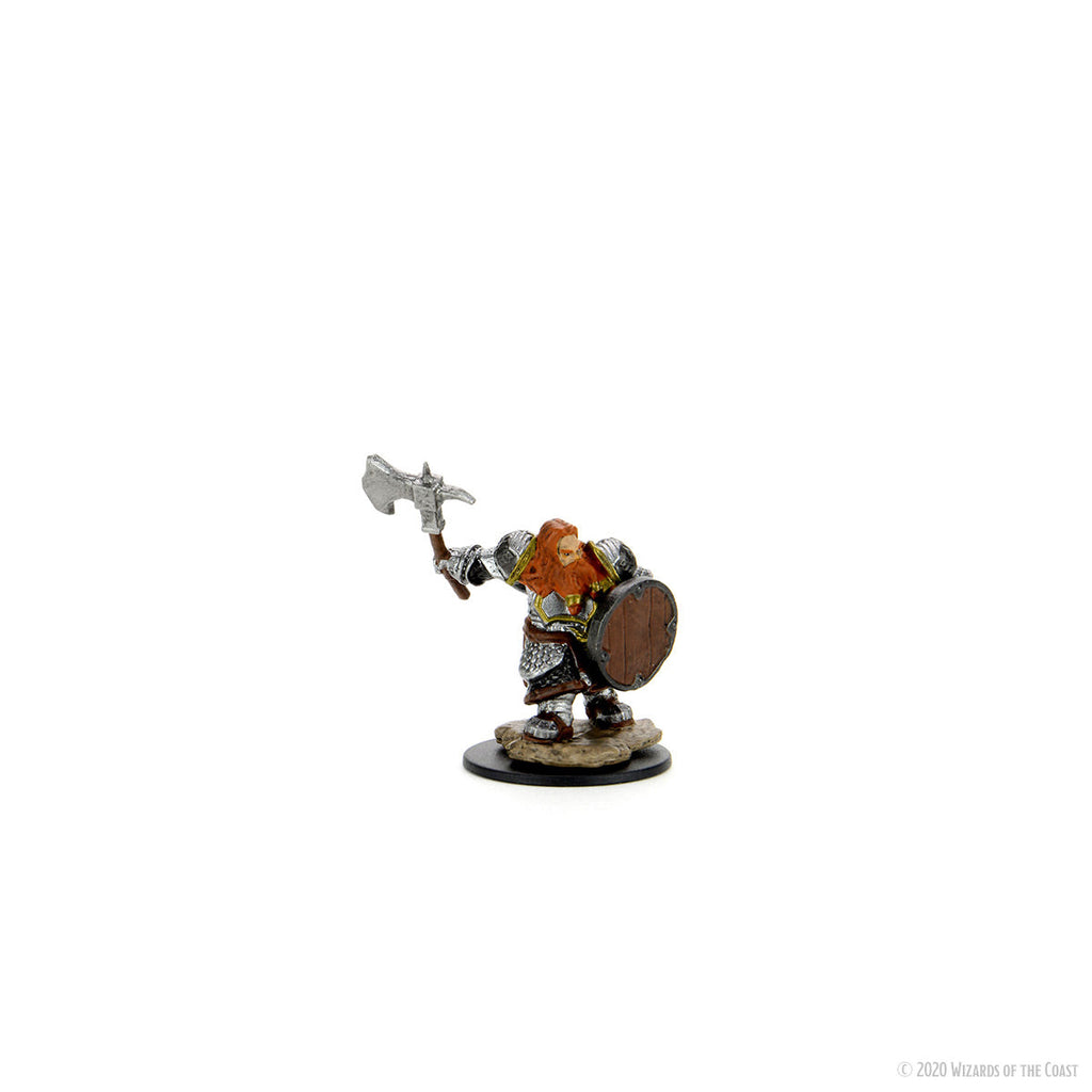 D&D Icons of the Realms Premium Figures: Dwarf Fighter Male – WizKids