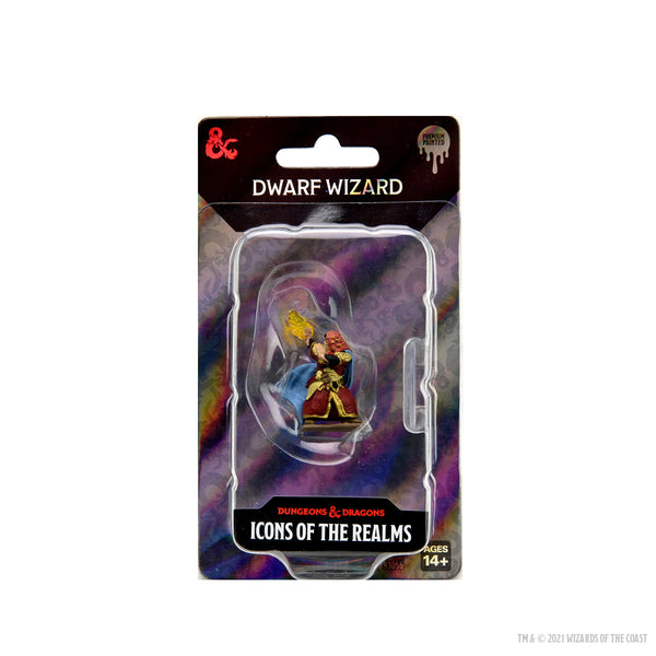 D&D Icons of the Realms Premium Figures: Female Dwarf Wizard – WizKids