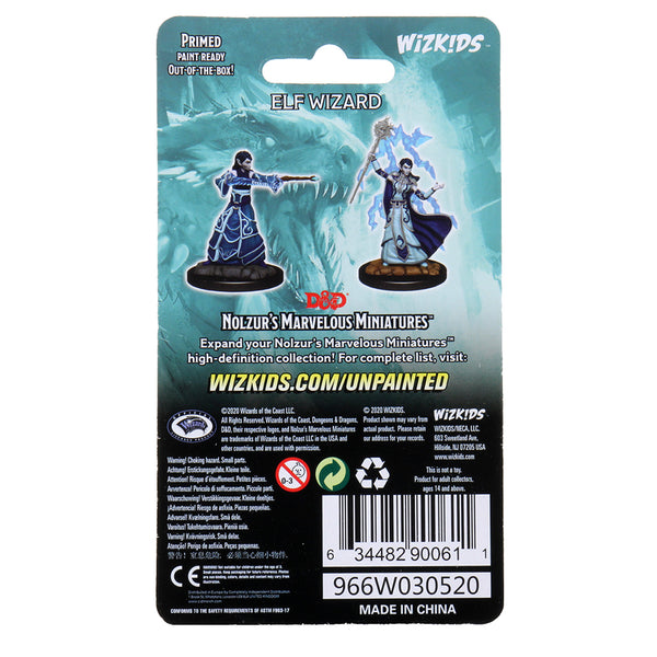 D&D Nolzur's Marvelous Miniatures - Female Elf Wizard – WizKids