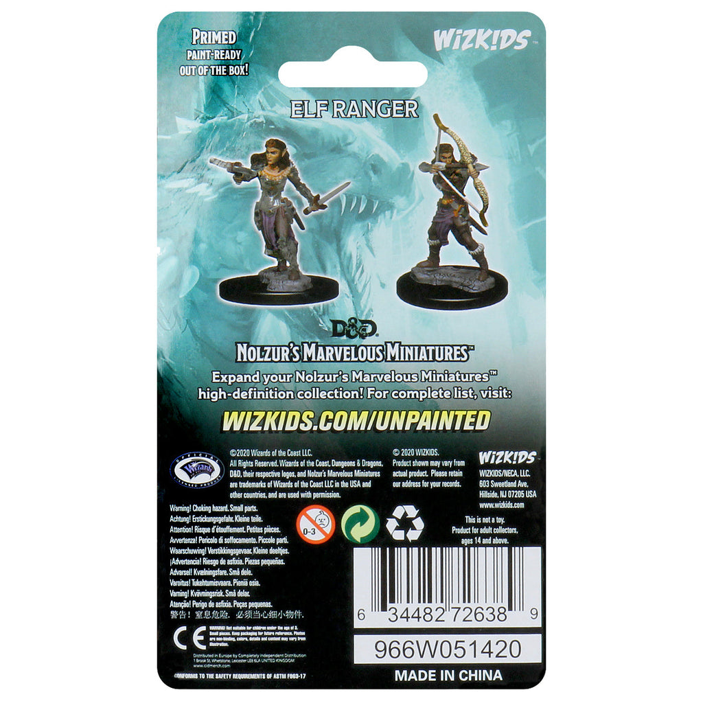 D&D Nolzur’s Marvelous Miniatures: Elf Female Ranger – WizKids