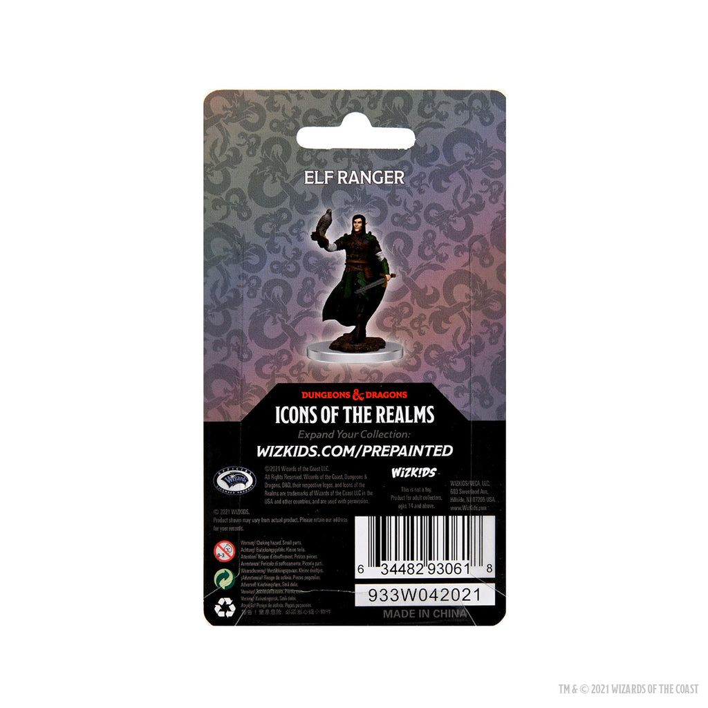 D&D Icons of the Realms Premium Figures: Male Elf Ranger – WizKids