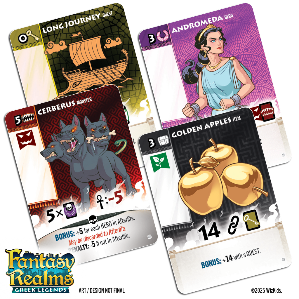 PRE-ORDER - Fantasy Realms: Greek Legends – WizKids