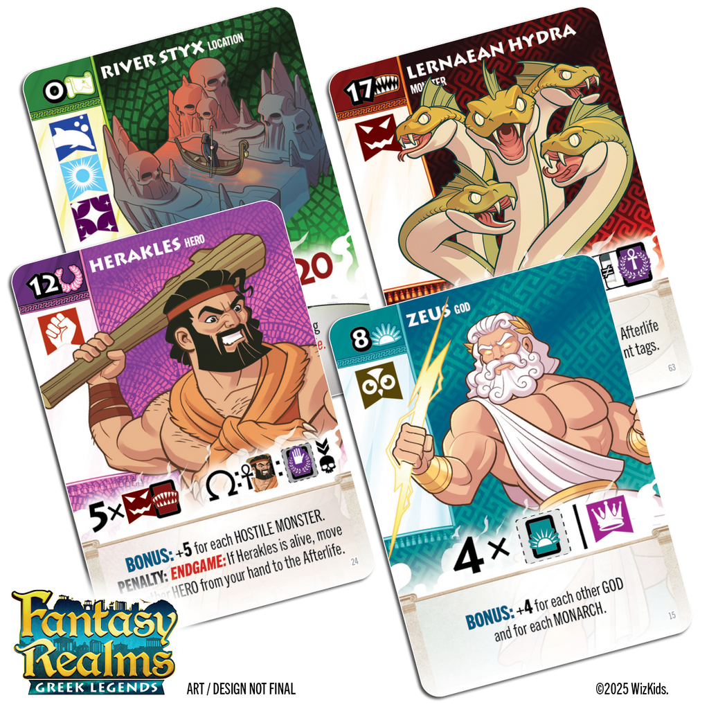 PRE-ORDER - Fantasy Realms: Greek Legends – WizKids