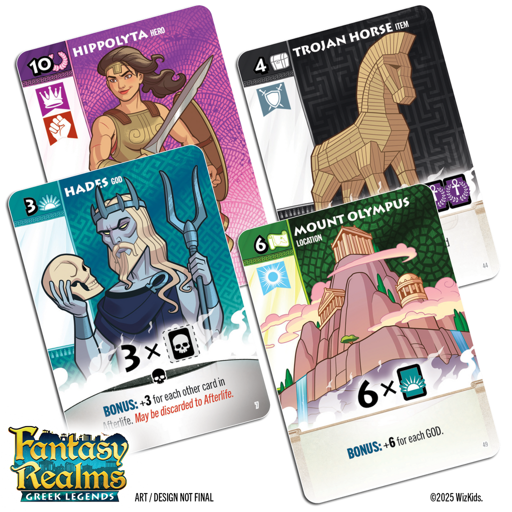 PRE-ORDER - Fantasy Realms: Greek Legends – WizKids