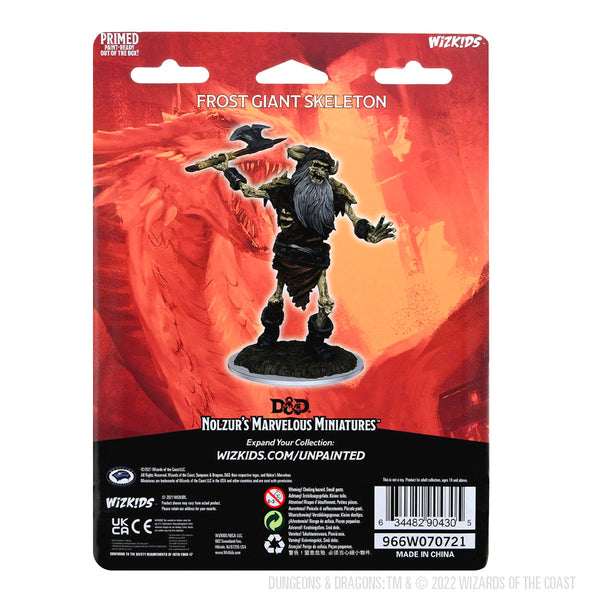 D&D Nolzur's Marvelous Miniatures: Frost Giant Skeleton – WizKids