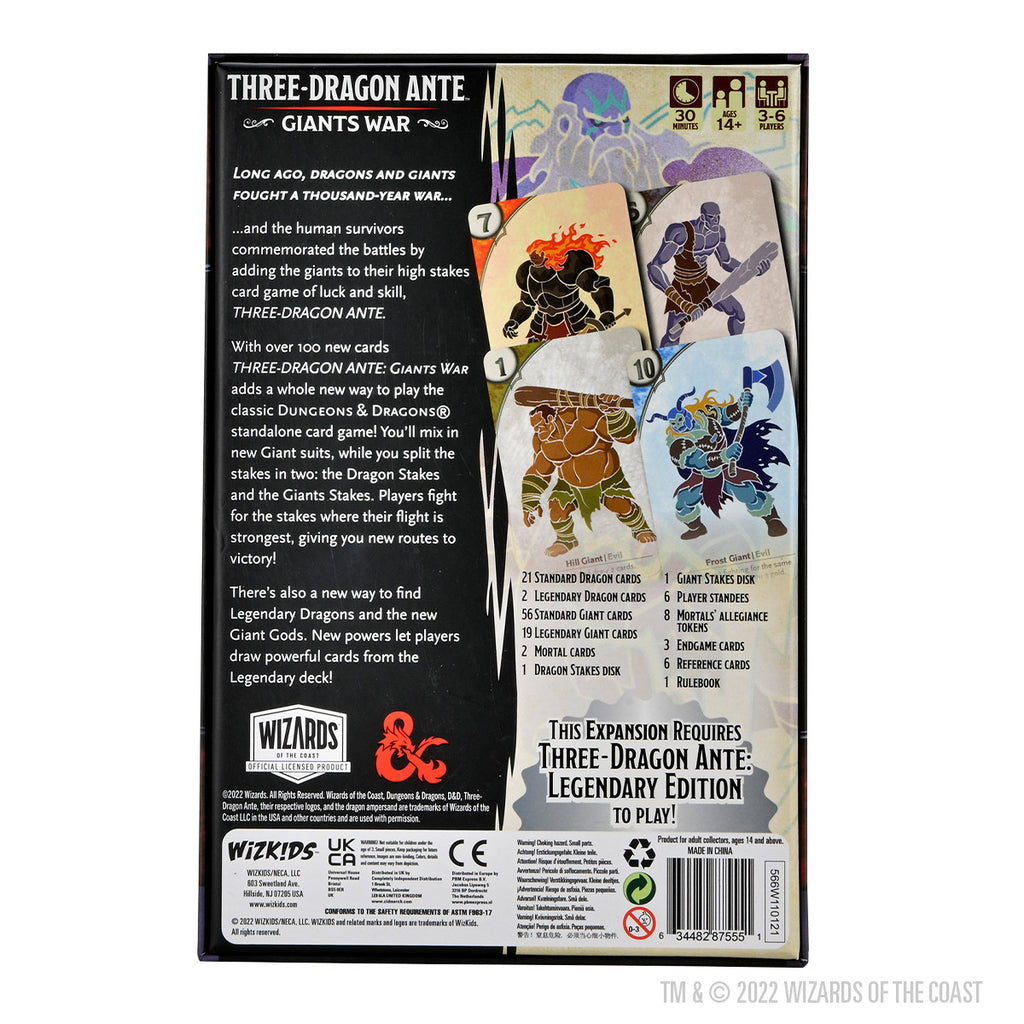 Dungeons & Dragons: Three-Dragon Ante: Giants War – WizKids