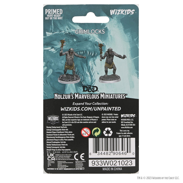 D&D Nolzur's Marvelous Miniatures: Grimlocks – WizKids