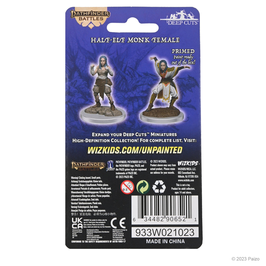 Pathfinder Deep Cuts: Half-Elf Monk Females – WizKids