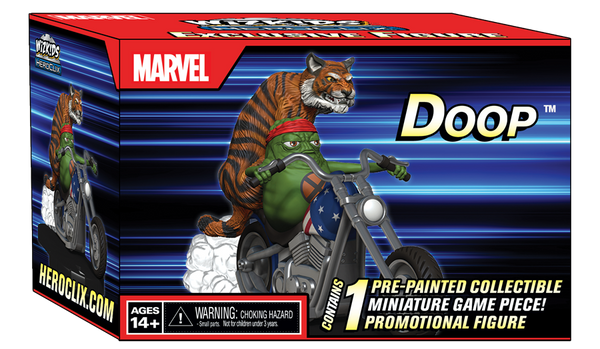 Marvel HeroClix: Doop on Motorcycle with Tiger – WizKids