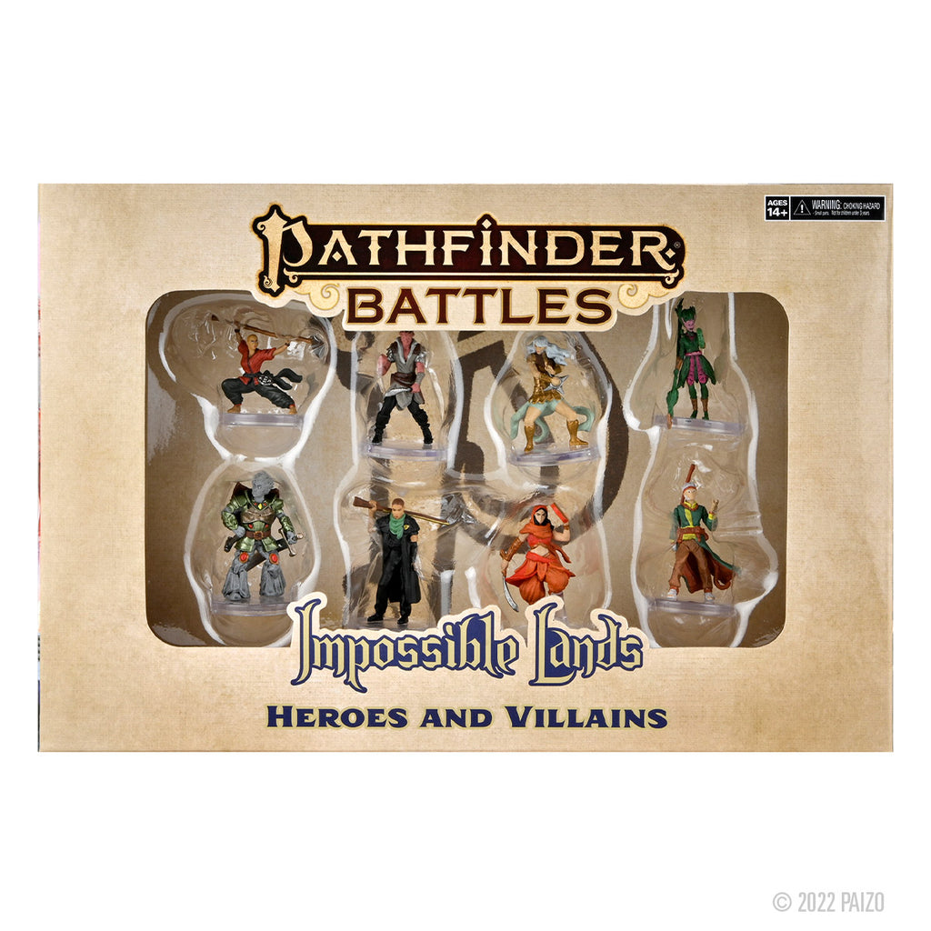 Pathfinder Battles: Impossible Lands - Heroes and Villains Boxed Set ...