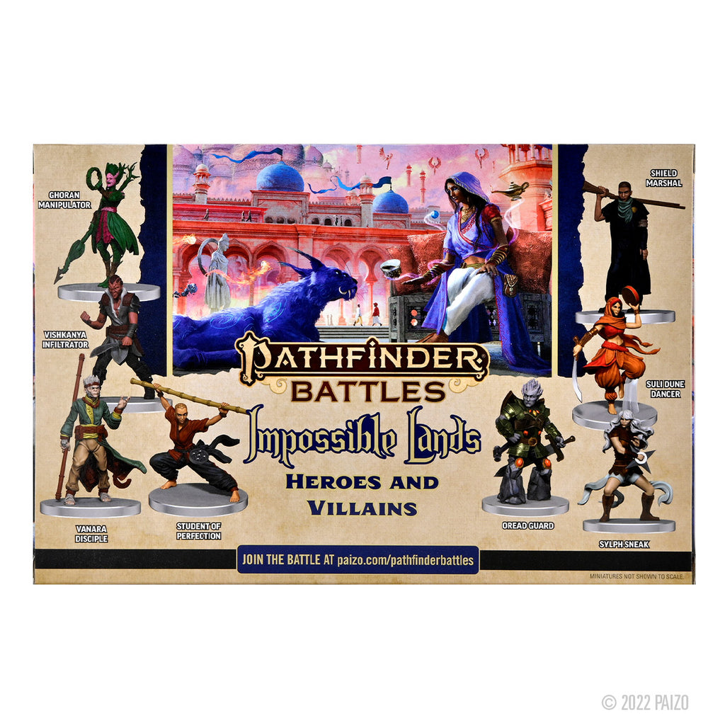 Pathfinder Battles: Impossible Lands - Heroes and Villains Boxed Set ...