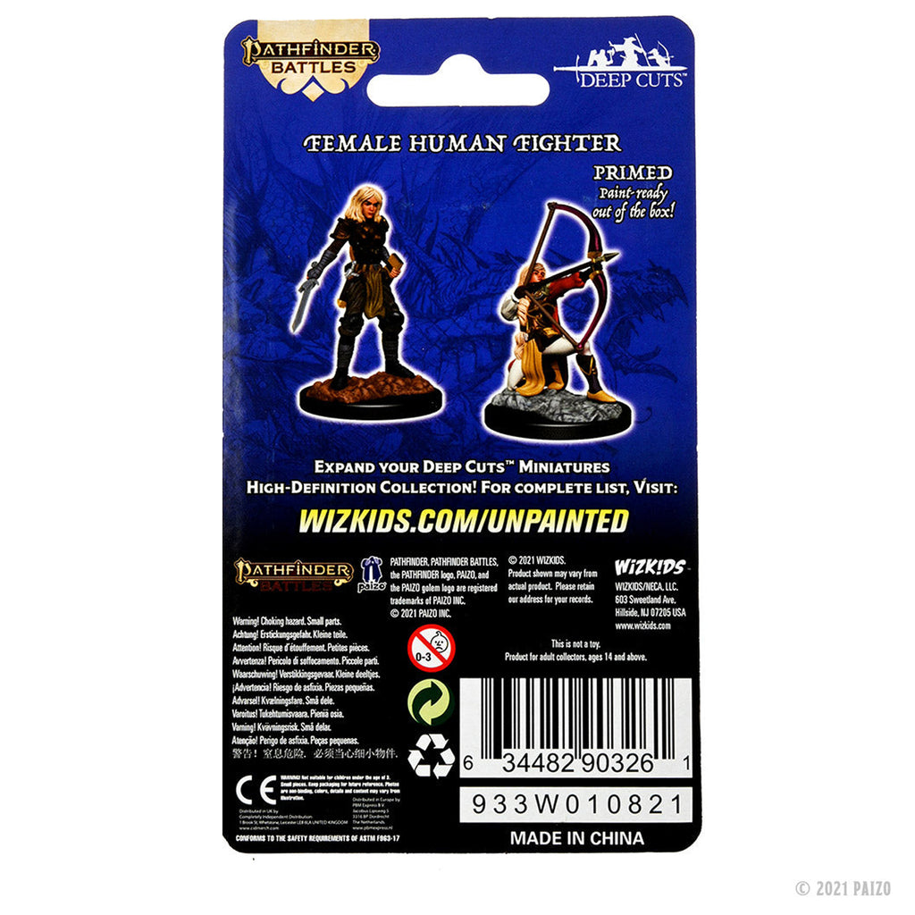 Pathfinder Deep Cuts: Human Fighter Female – WizKids