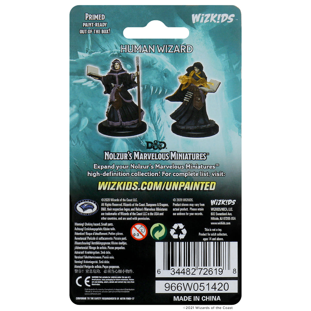 D&D Nolzur’s Marvelous Miniatures: Human Female Wizard – WizKids