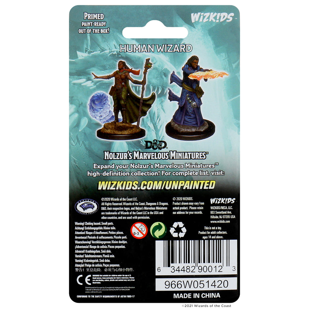 D&D Nolzur's Marvelous Miniatures - Female Human Wizard – WizKids