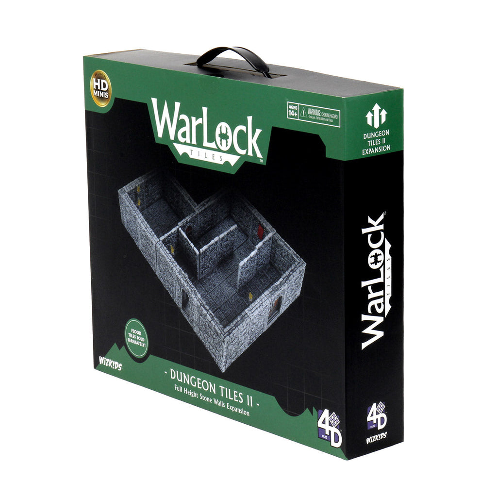 WarLock Tiles: Expansion - Dungeon Tiles II - Full Height Stone Walls ...