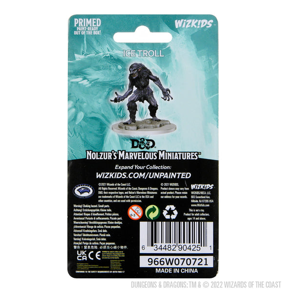 D&D Nolzur's Marvelous Miniatures: Ice Troll Female – WizKids