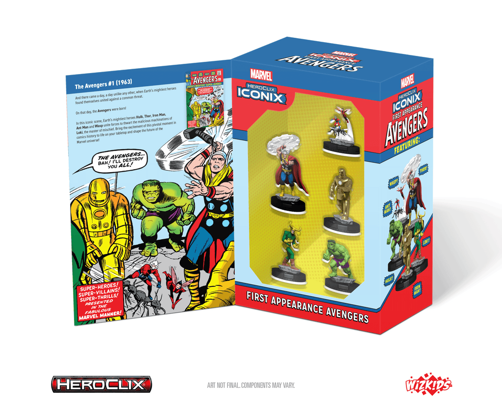 Marvel HeroClix Iconix: First Appearance Avengers – WizKids