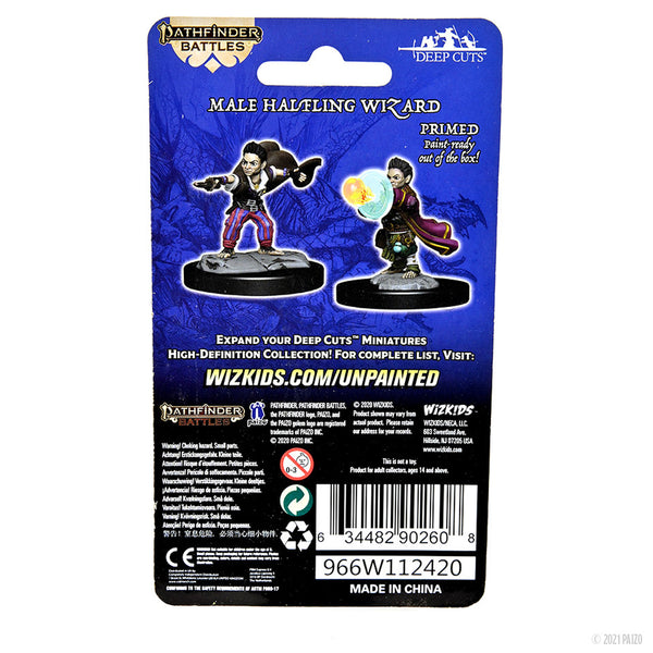 Pathfinder Deep Cuts: Halfling Wizard Male – WizKids