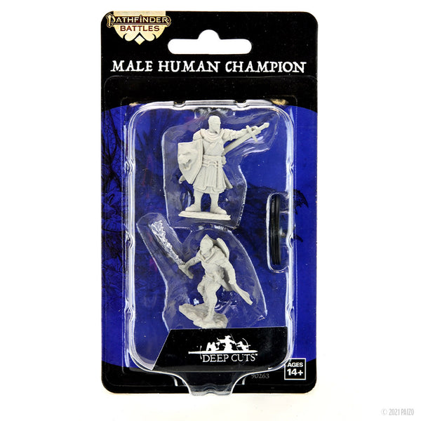 Pathfinder Deep Cuts: Human Champion Male – WizKids