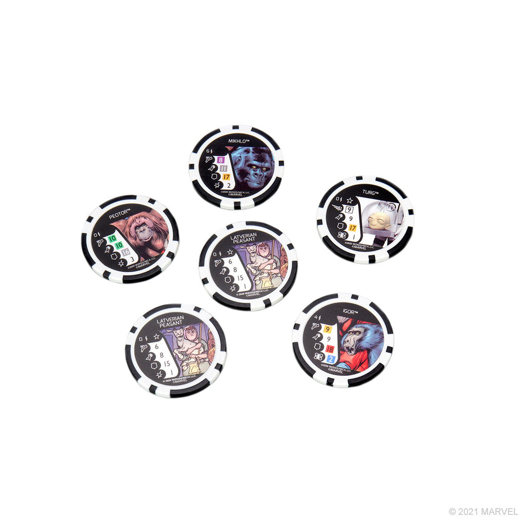 Marvel HeroClix: Fantastic Four Future Foundation Dice and Token Pack ...