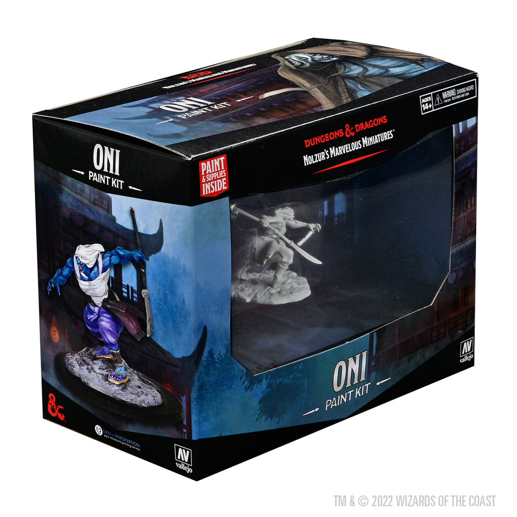 Dungeons & Dragons Nolzur's Marvelous Miniatures: Paint Kit - Oni – WizKids