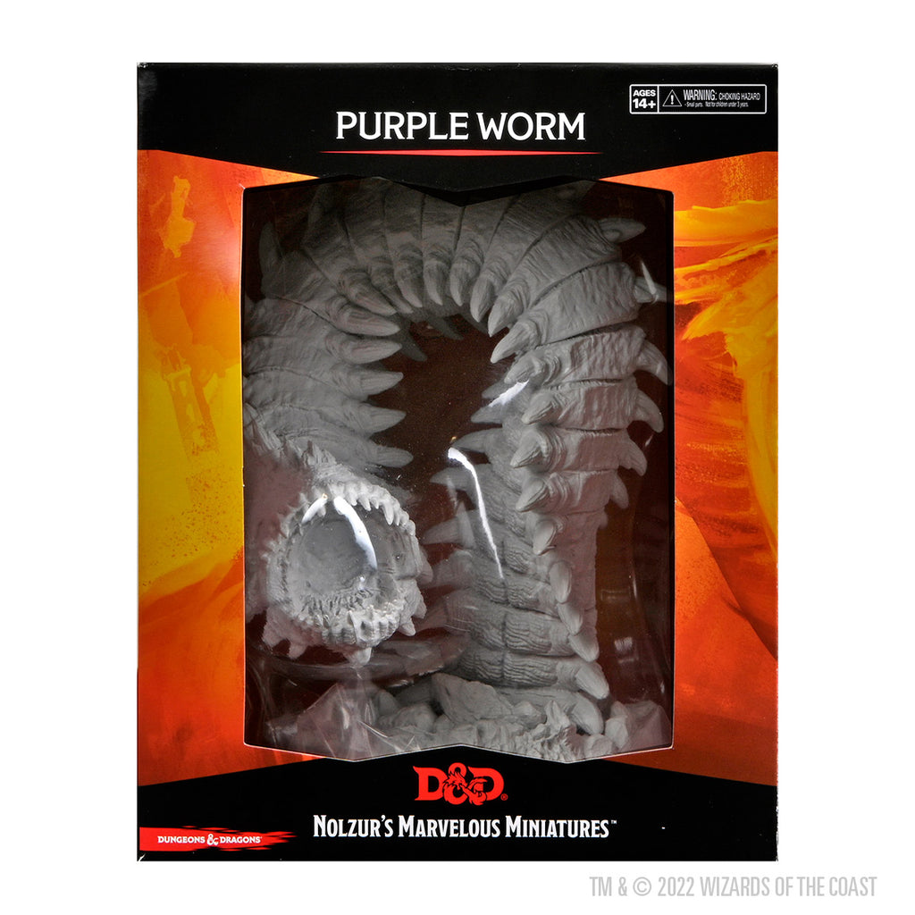 D&D Nolzur's Marvelous Miniatures - Purple Worm – WizKids