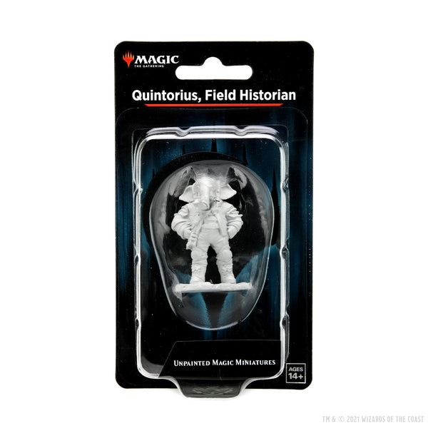 Magic: The Gathering Unpainted Miniatures: Quintorius, Field Historian ...