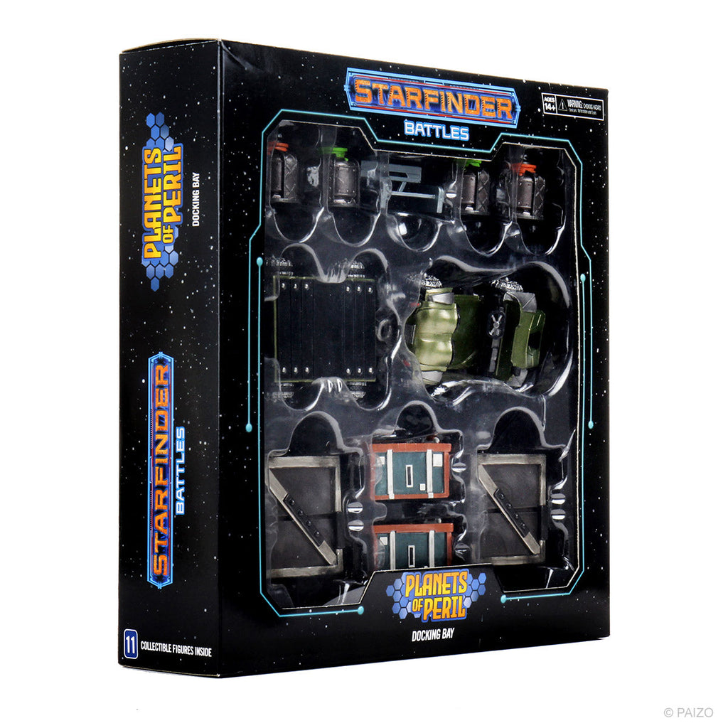 Starfinder Battles: Planets of Peril Docking Bay Premium Set – WizKids