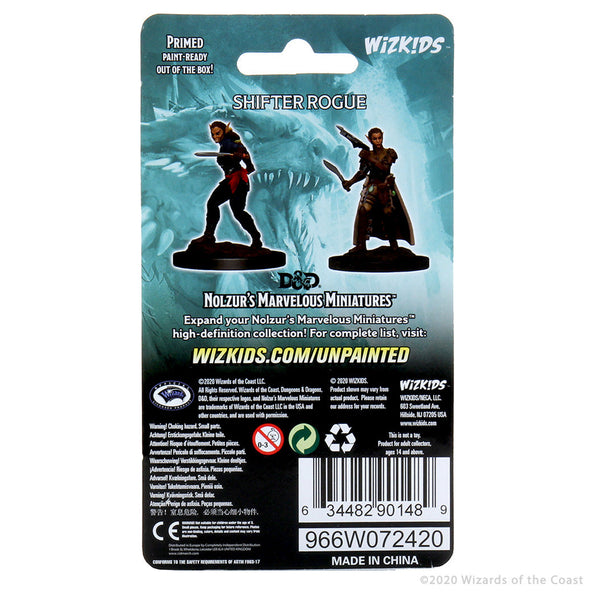 D&D Nolzur's Marvelous Miniatures: Shifter Rogue Female – WizKids