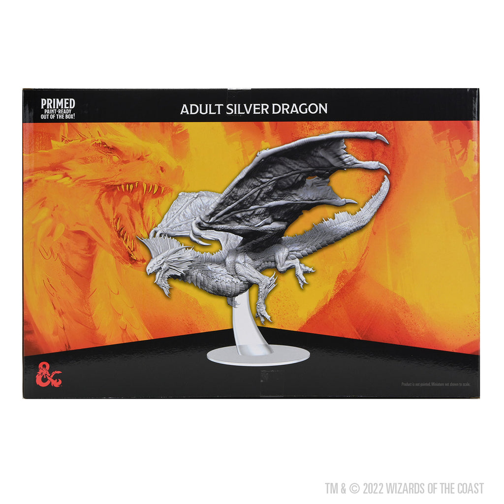 D&D Nolzur's Marvelous Miniatures: Adult Silver Dragon – WizKids
