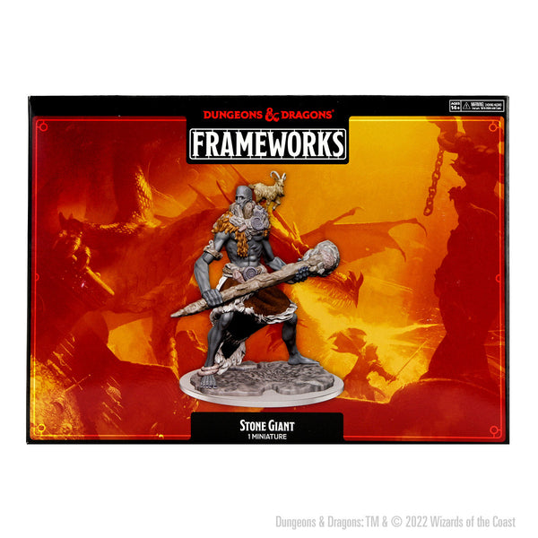 D&D Frameworks: Stone Giant - Unpainted and Unassembled – WizKids