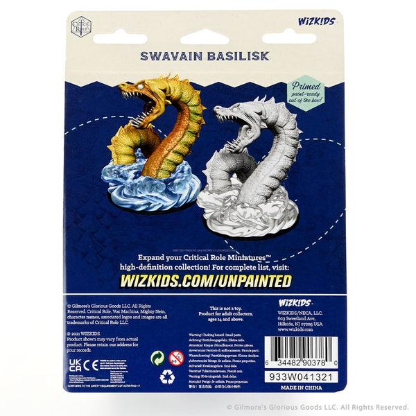 Critical Role Unpainted Miniatures: Swavain Basilisk – WizKids