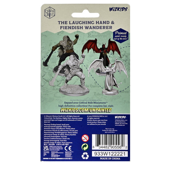 Critical Role Unpainted Miniatures: The Laughing Hand & Fiendish Wande ...