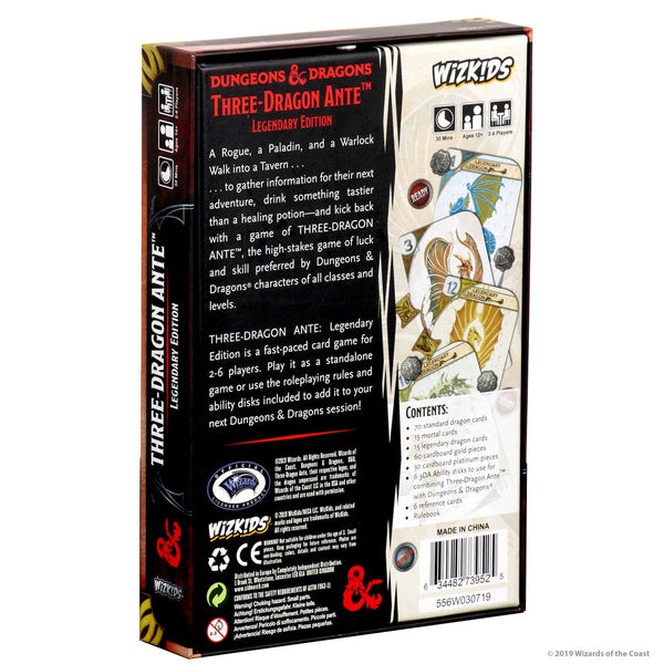 Dungeons & Dragons: Three-Dragon Ante: Legendary Edition – WizKids
