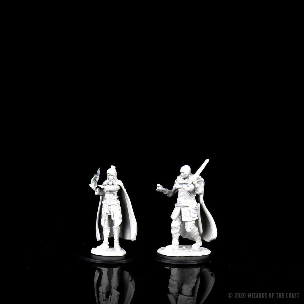 D&D Nolzur's Marvelous Miniatures - Human Ranger & Moon Elf Sorcerer ...