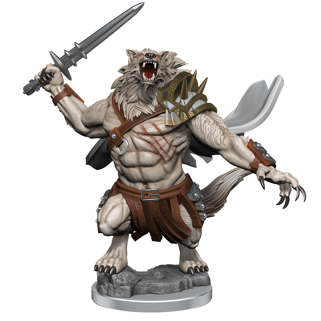 Magic: The Gathering Unpainted Miniatures - Arlinn Kord & Tovolar – WizKids