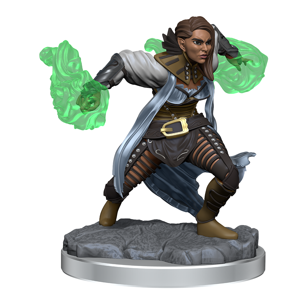 D&D Nolzur's Marvelous Miniatures: Half-Elf Warlock – WizKids
