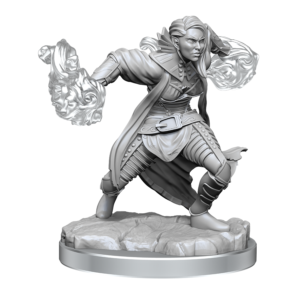 D&D Nolzur's Marvelous Miniatures: Half-Elf Warlock – WizKids