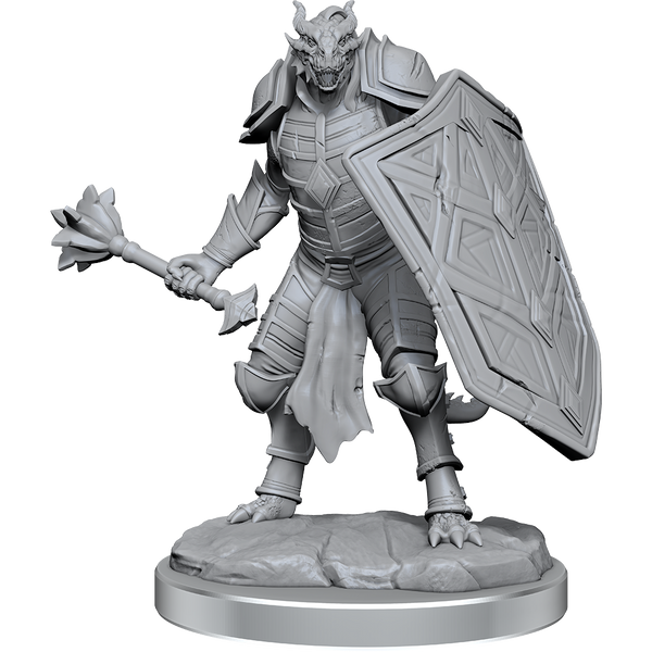 Dragonborn Wizard Miniature Stl