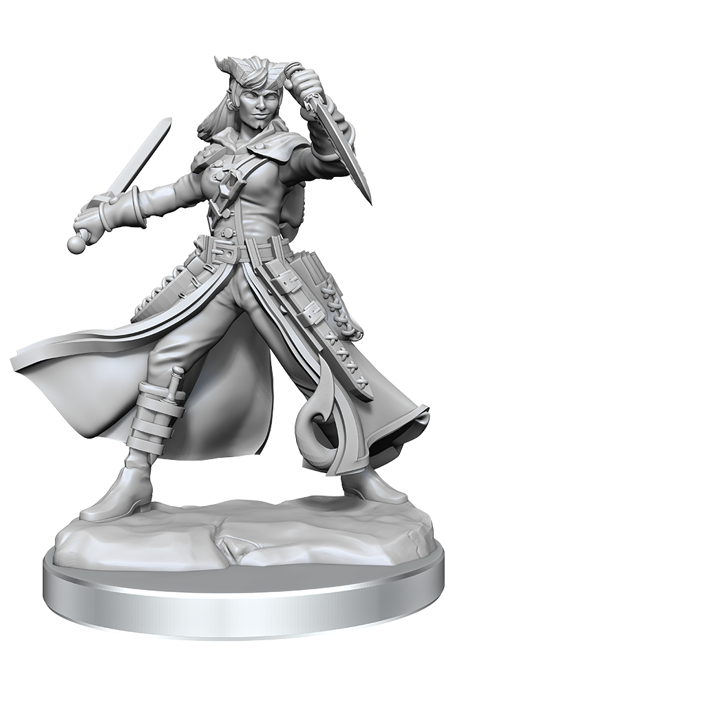 D&D Frameworks: Tiefling Rogue Female - Unpainted and Unassembled – WizKids