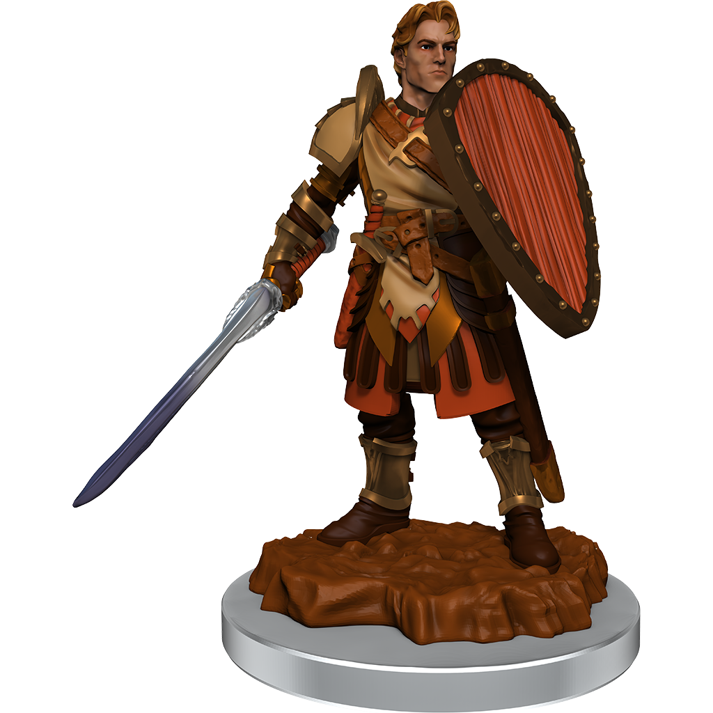 D&D Nolzur's Marvelous Miniatures: Human Fighters – WizKids