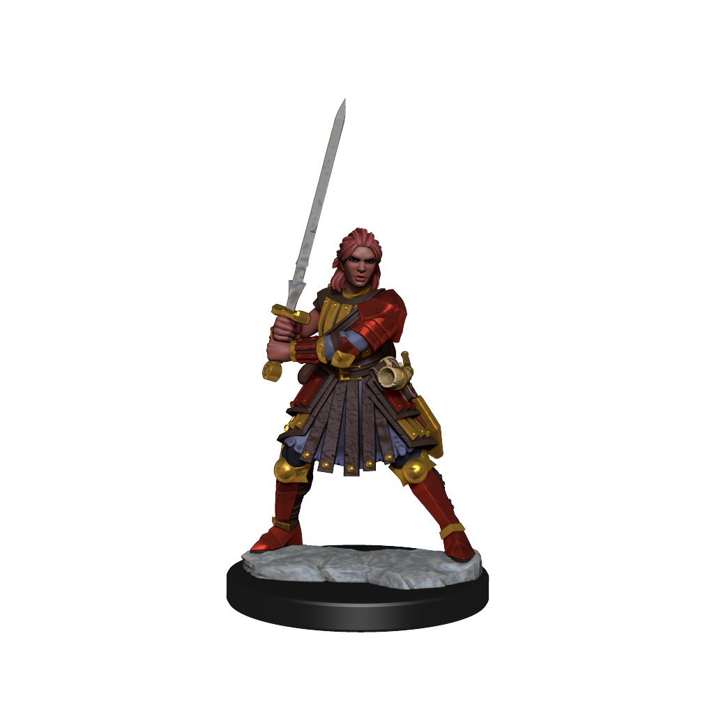Dungeons And Dragons Custom Mini D&D Frameworks: W1 Male Dwarf Fighter ...