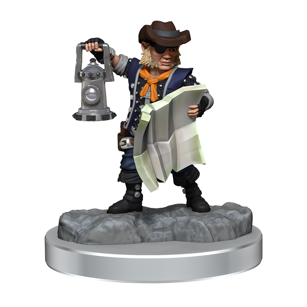 D&D Frameworks: Male Halfling Rogue - Unpainted and Unassembled – WizKids