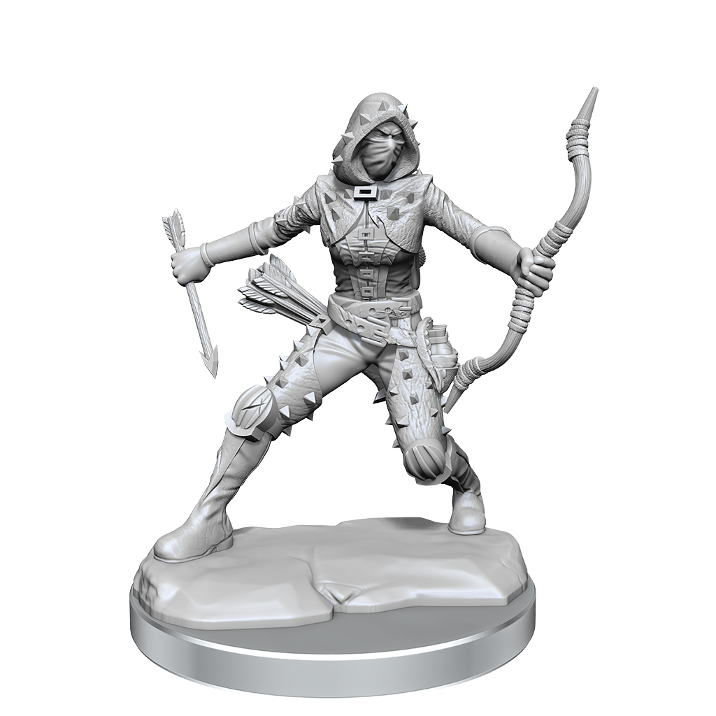D&D Frameworks: Human Rogue Female - Unpainted and Unassembled – WizKids