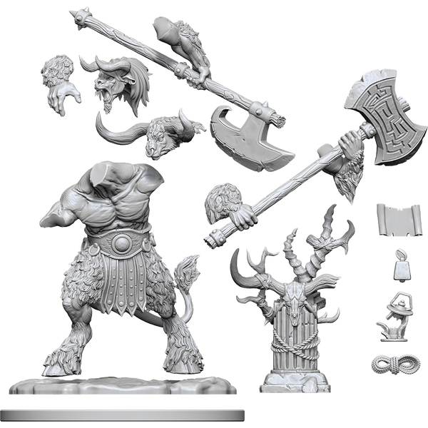 D&D Frameworks: Minotaur - Unpainted and Unassembled – WizKids