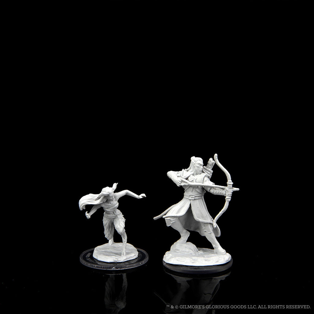 Critical Role Unpainted Miniatures: Verdant Guard Marksman & Satyr ...