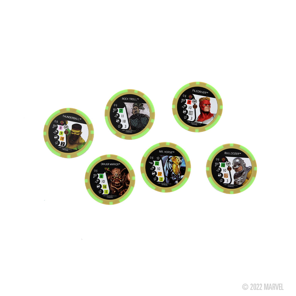 Marvel HeroClix: Avengers War of the Realms Dice and Token Pack – WizKids