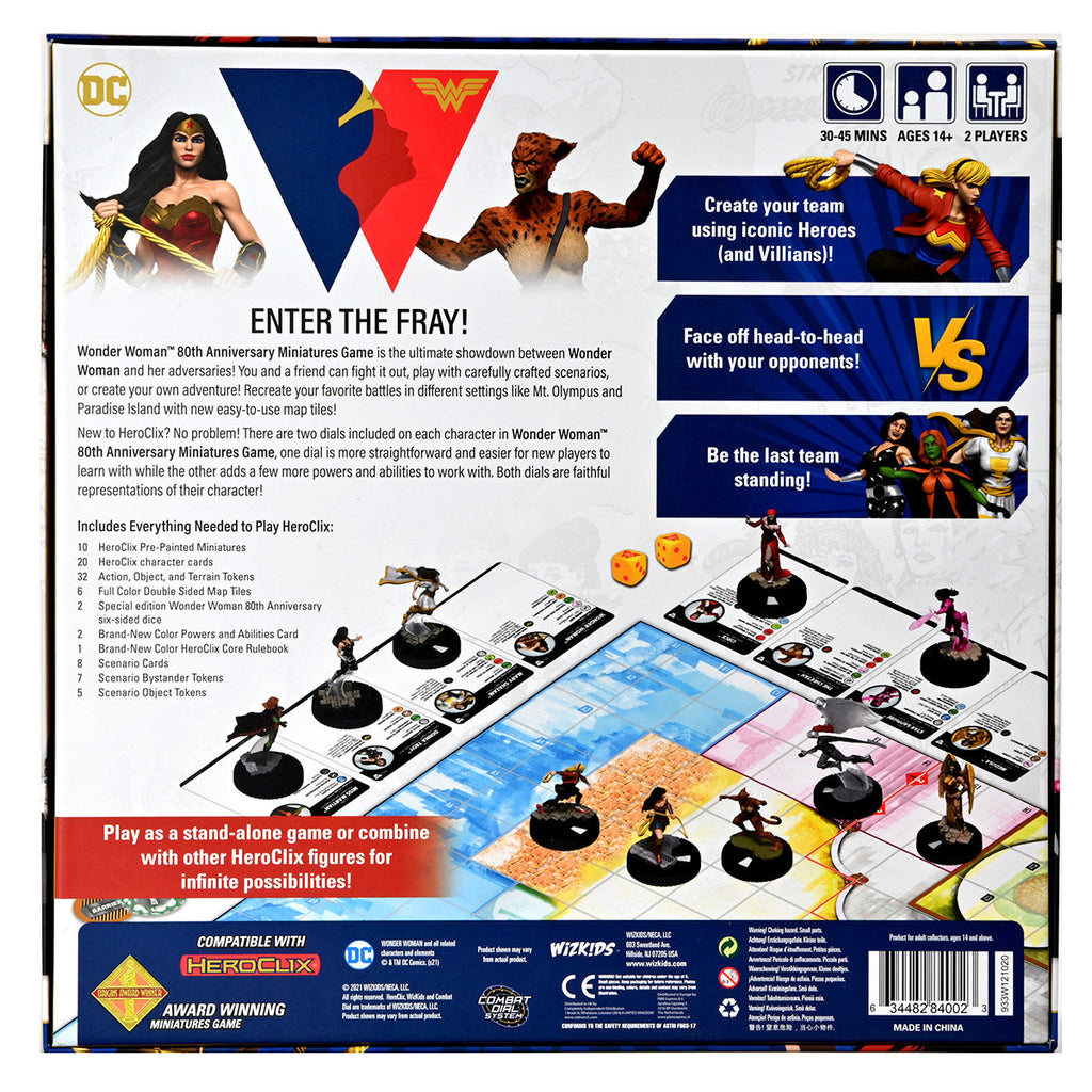 DC Comics HeroClix: Wonder Woman 80th Anniversary Miniatures Game – WizKids