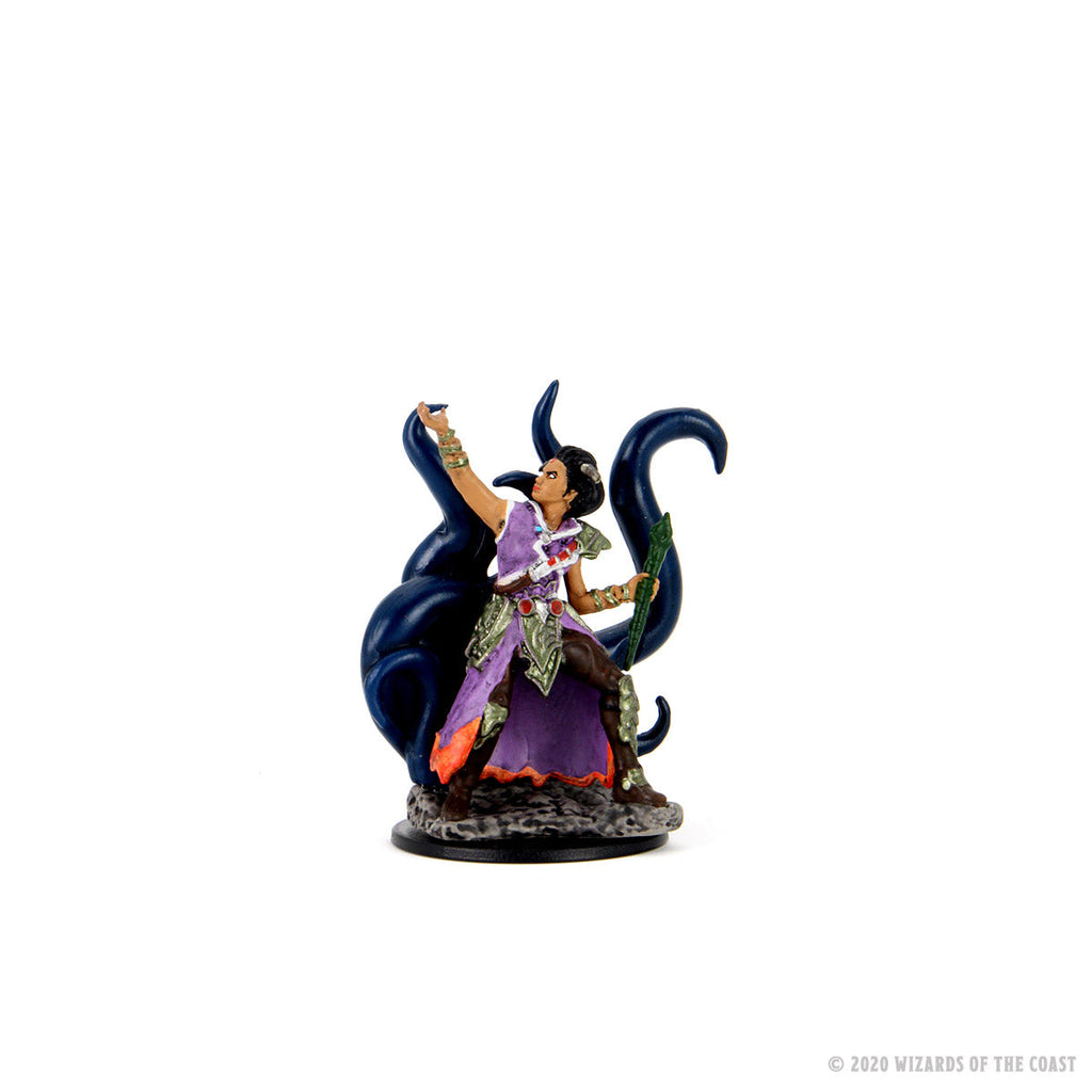 D&D Icons of the Realms Premium Figures: Female Human Warlock – WizKids
